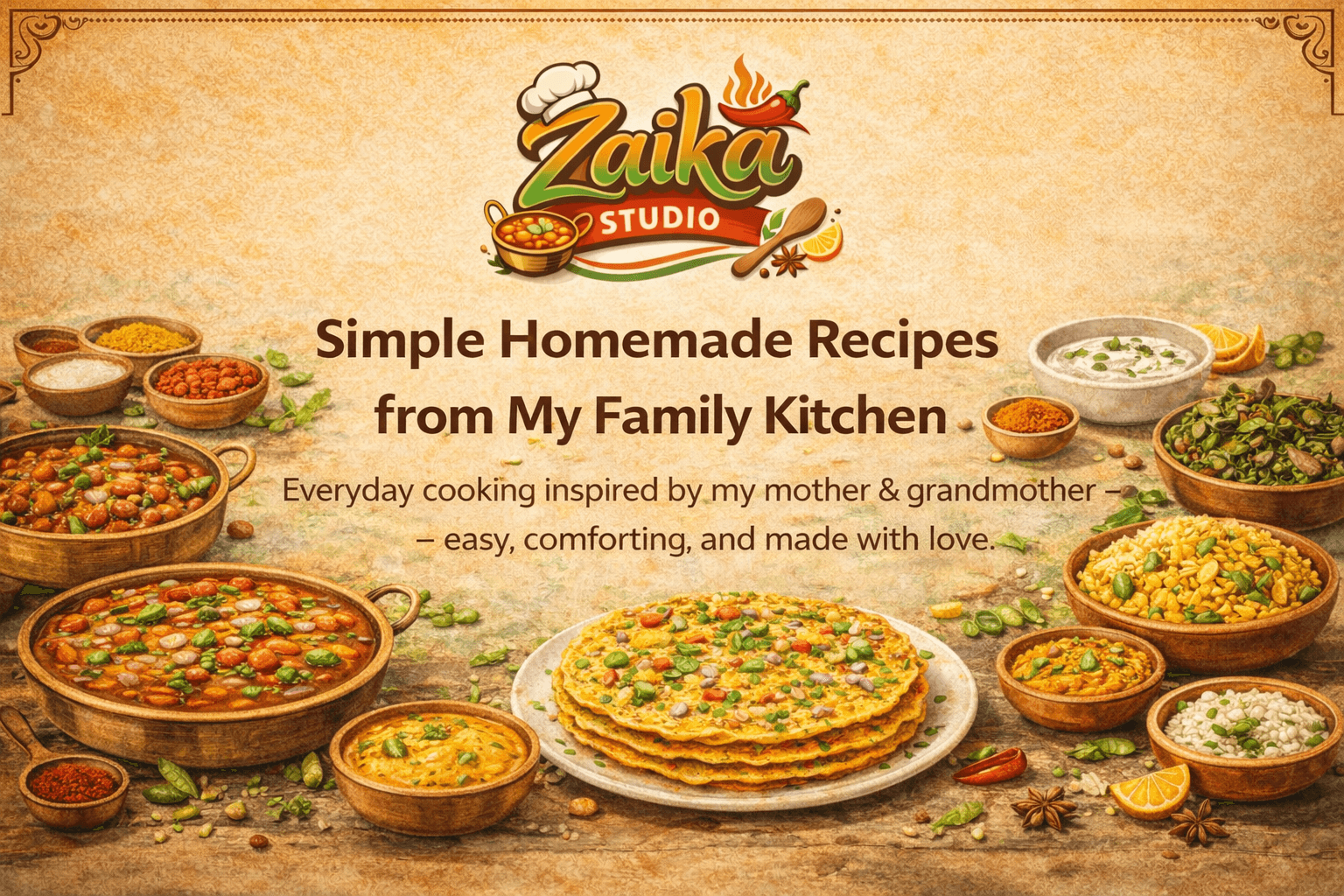 Homemade Recipes from My Family Kitchen | Zaika Studio